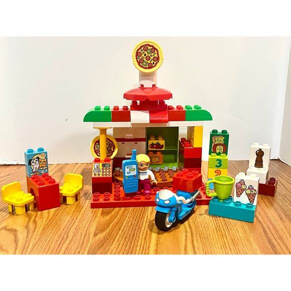 Lego | Toys | Lego Duplo Town Pizzeria Place 55 Pc 834 Restaurant Phone ...